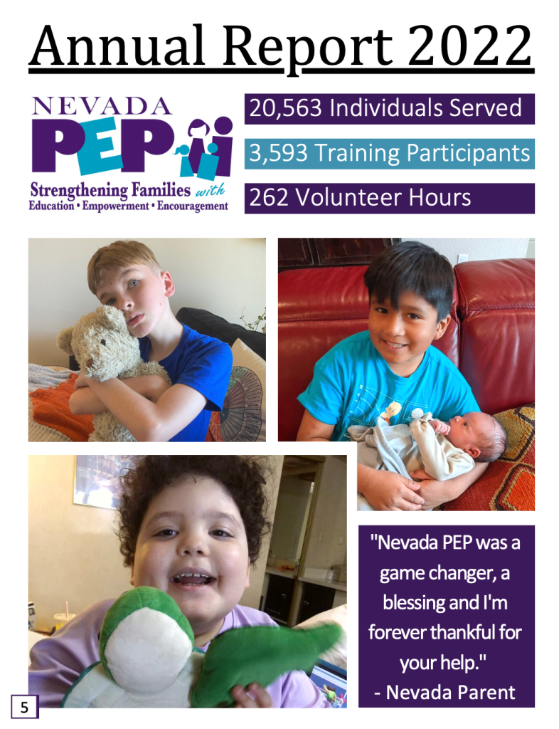 Our Annual Reports - Nevada PEP